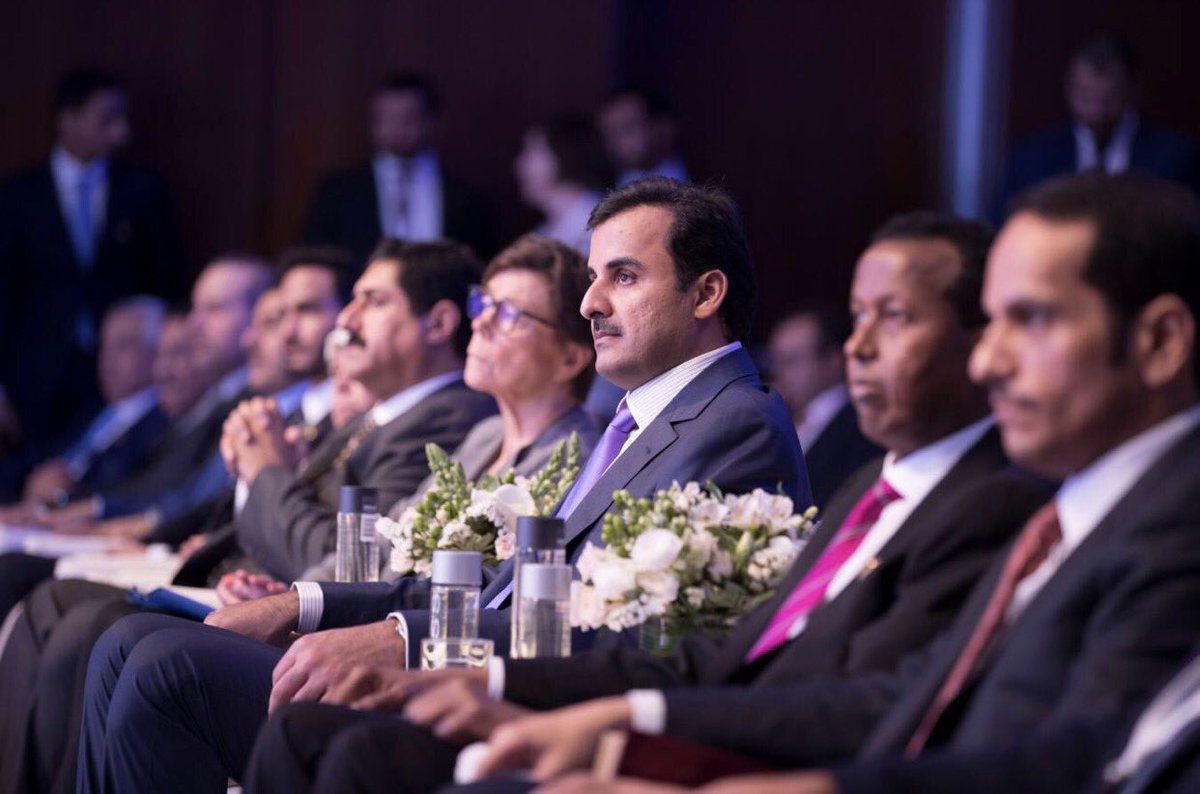 HH the Emir Patronizes Opening of US-Islamic World Forum in New York