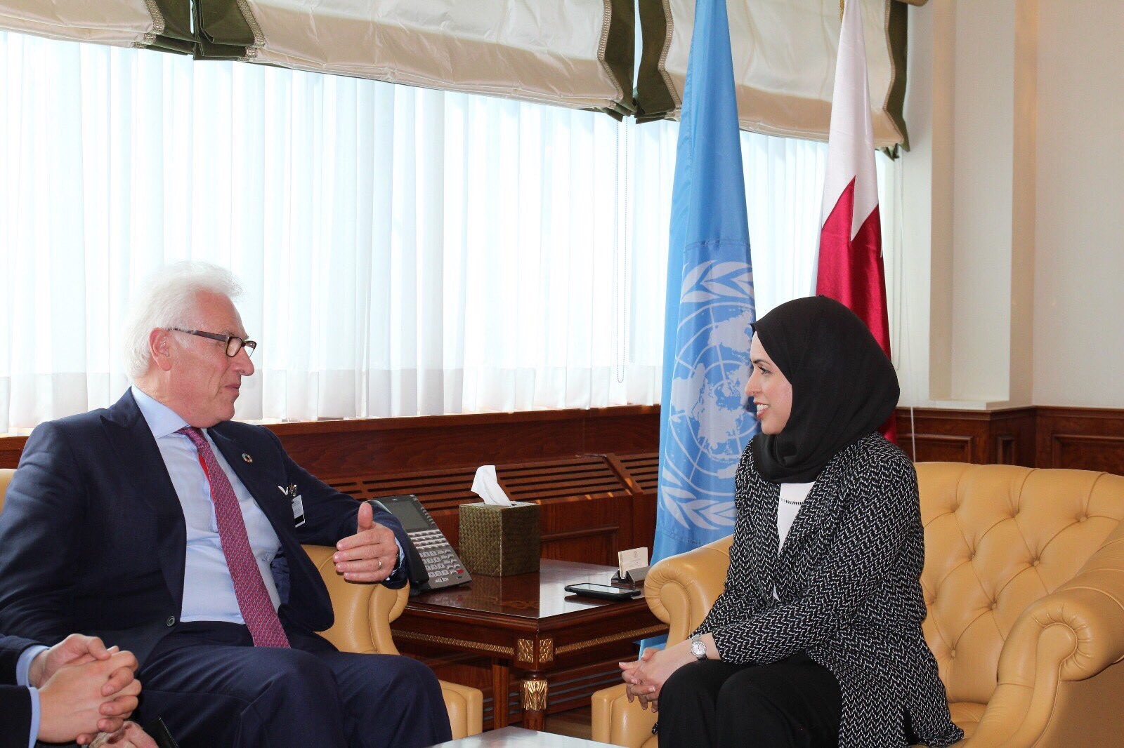 Qatar's Permanent U.N. Representative Meets International Chamber of ...