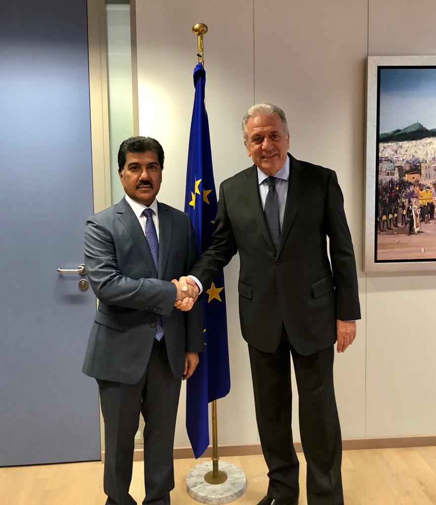 Secretary-General of Ministry of Foreign Affairs Meets EU Official