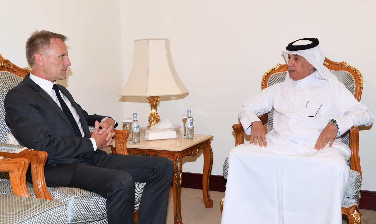 Minister of State for Foreign Affairs Meets Germany's Ambassador